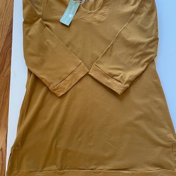 neon buddha | Tops | Womens Mustard Top White Lotus By Neon Buddha ...